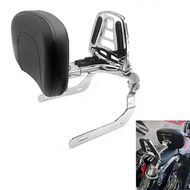 R18B Motorcycle Multi-Purpose Driver Passenger Backrest Folding Rear ...