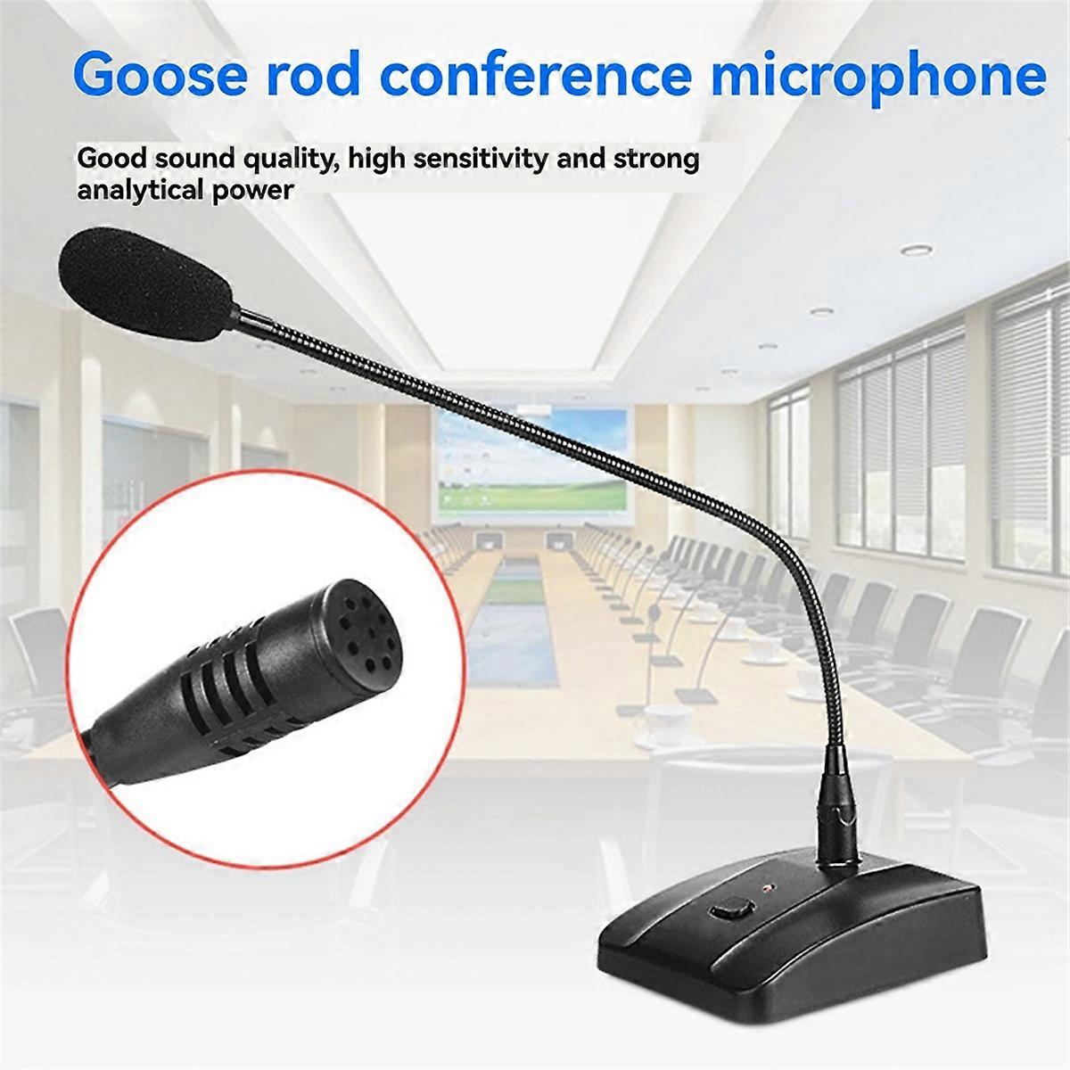 Professional Wired Conference Microphone Desktop Gooseneck Condenser ...