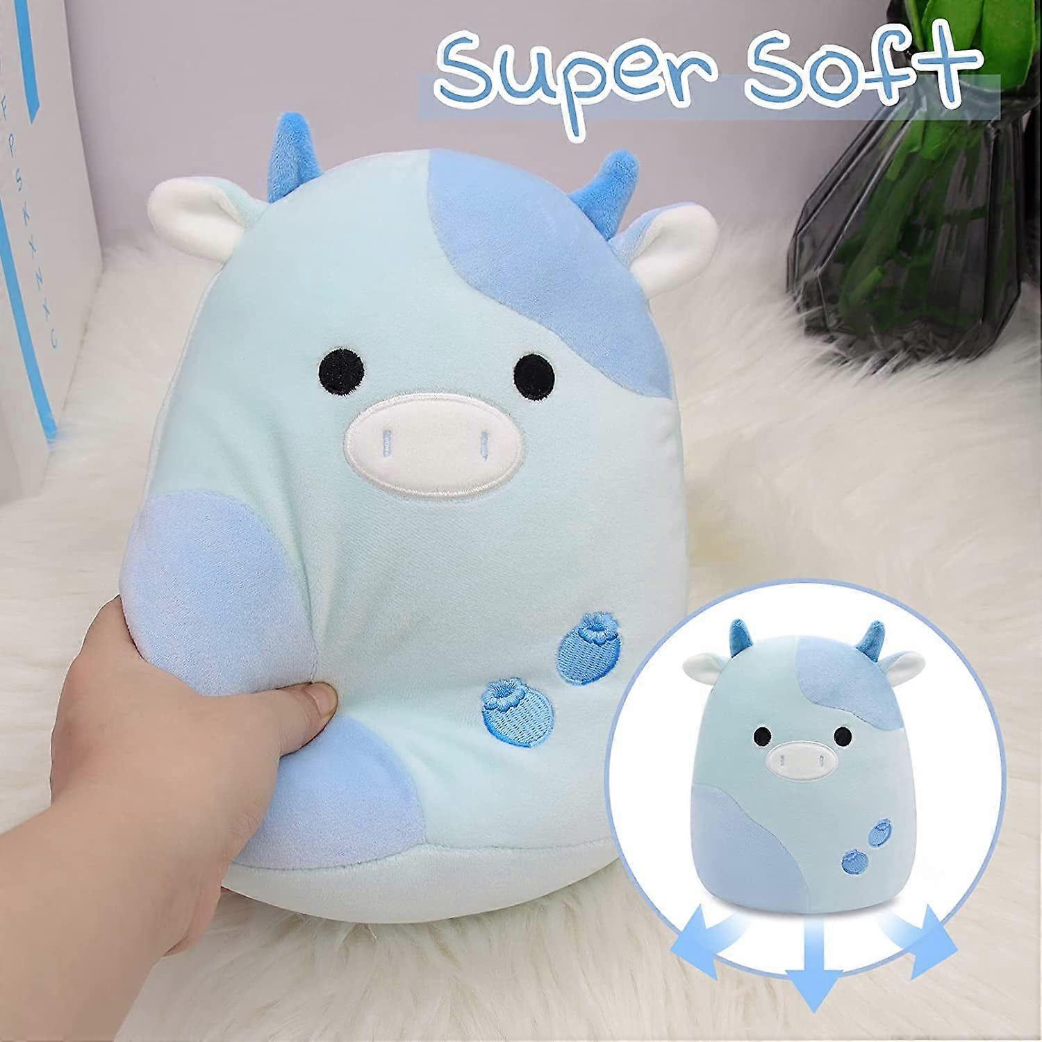 Blueberry Cow Plushie - 3D Cute Blueberry Stuffed Animals Pillow ...