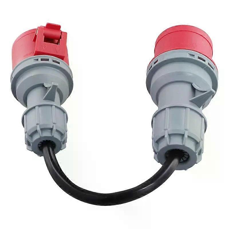 5 Pin Red 32A Male To 16A Female CEE-Adapter Gen Ev Charger Extension ...