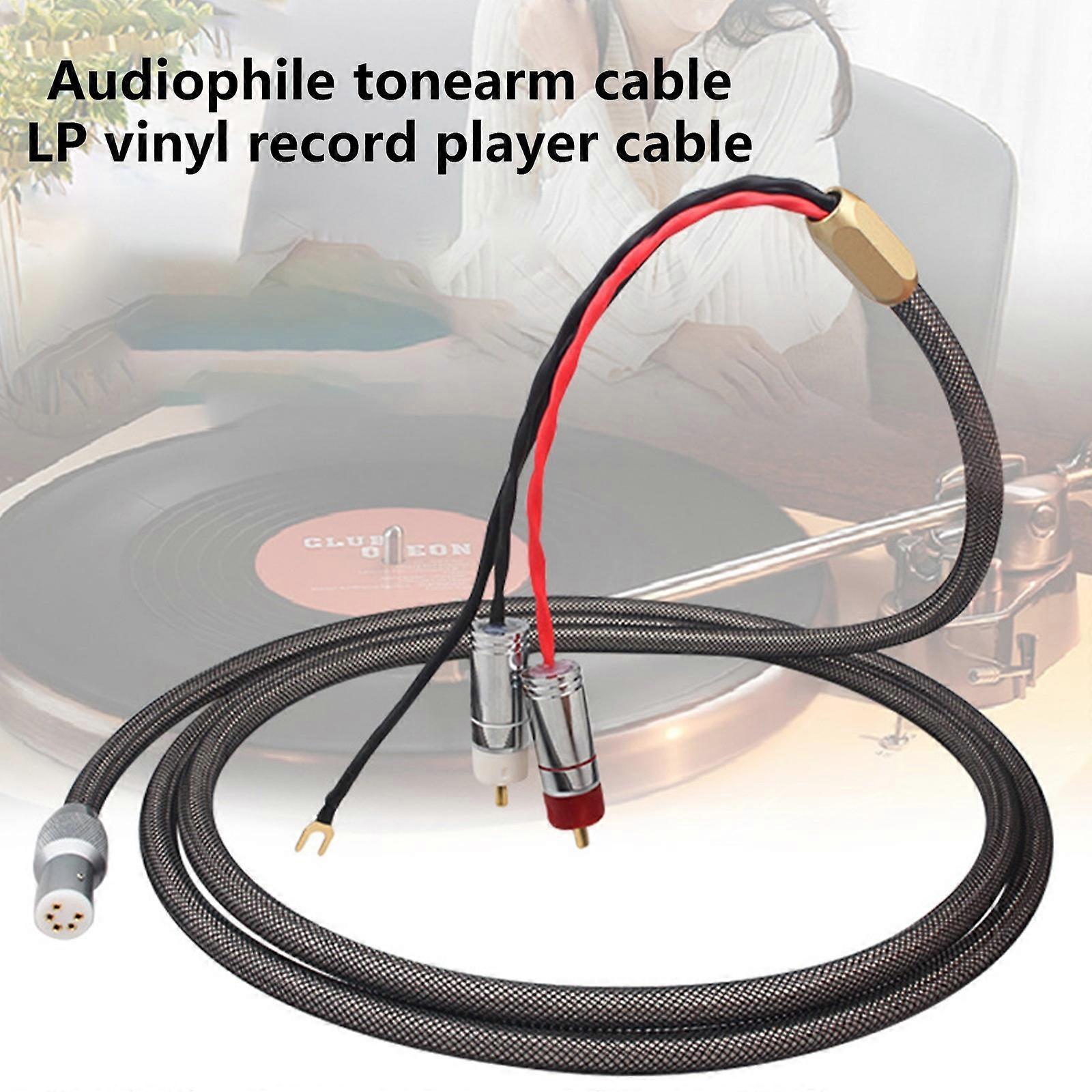 Ground Plugs Sound Phono Tonearm Cable with Ground Wire for Vinyls ...