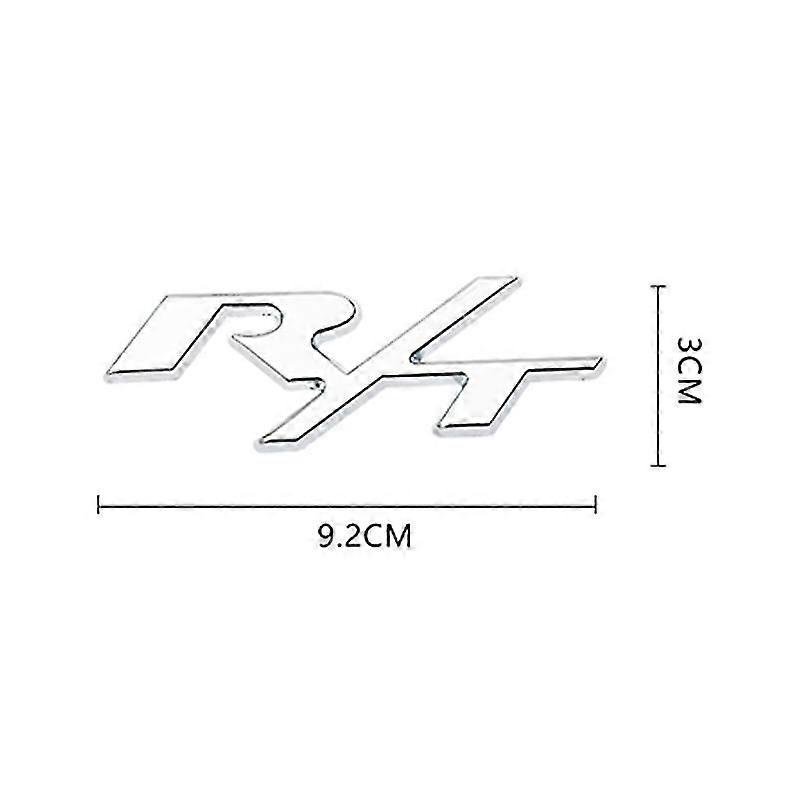 3d Metal R/t Logo Rt Emblem Car Styling For Dodge Ram Journey Charger ...