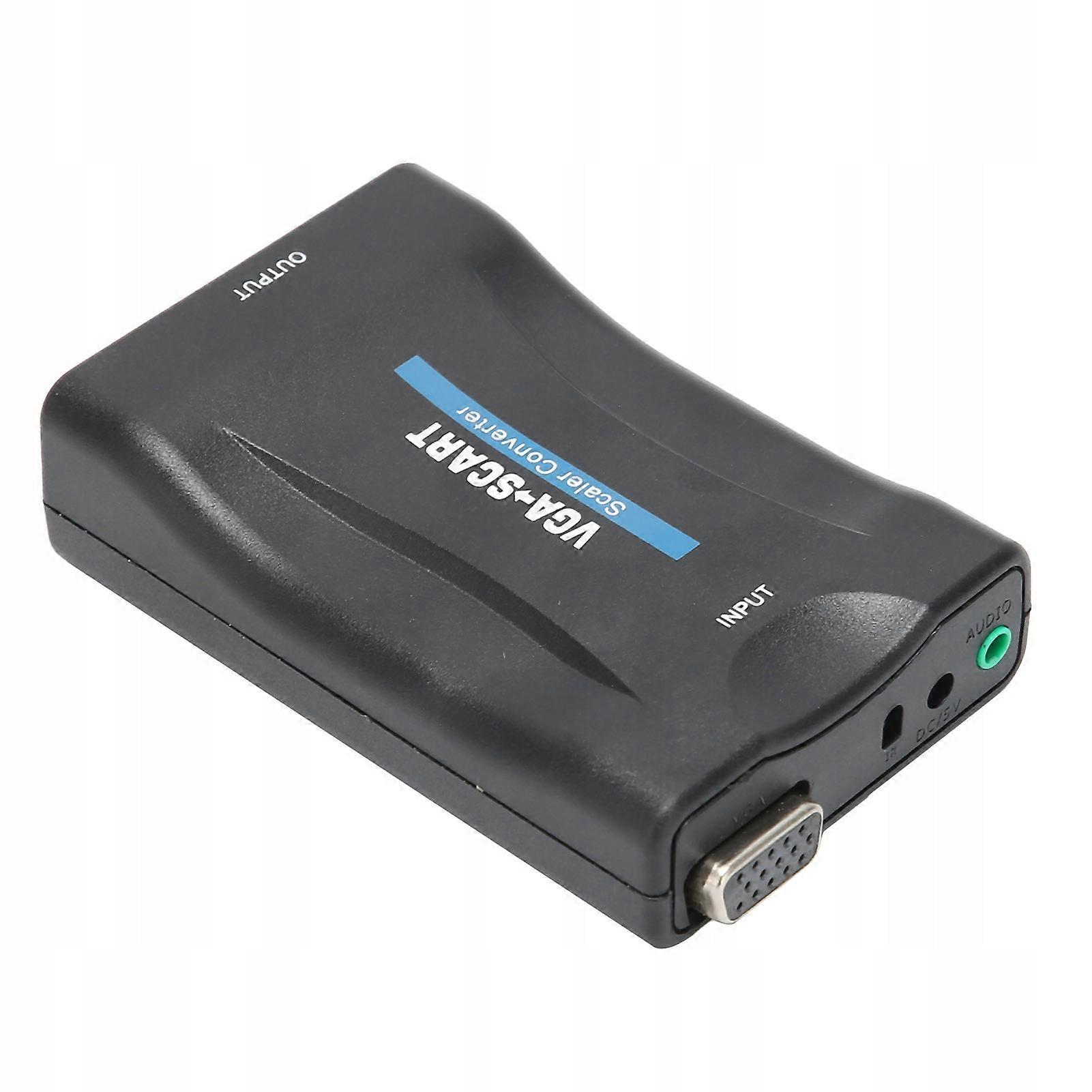 Adapter Converter Vga To Scart Euro Full Hd | Fruugo UK