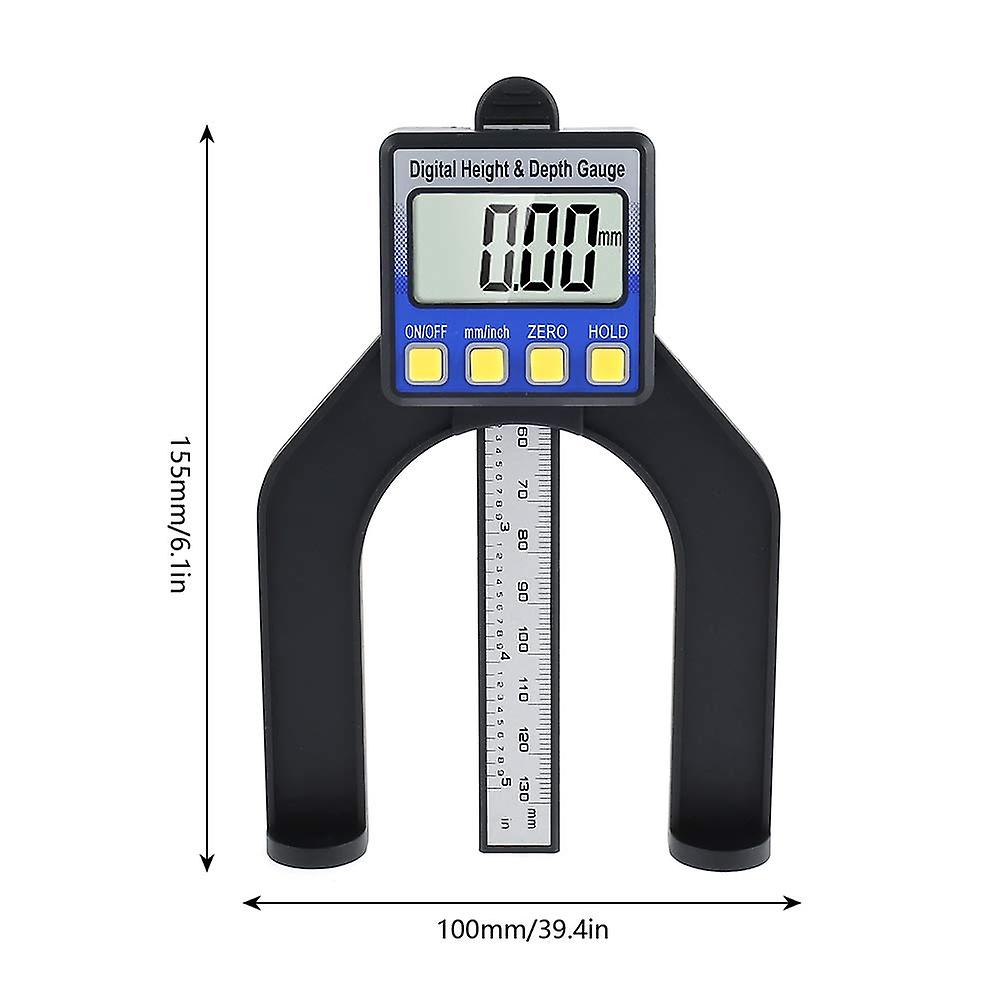 Digital Depth Gauge 80mm Carpentry Height And Depth Gauge With Depth ...