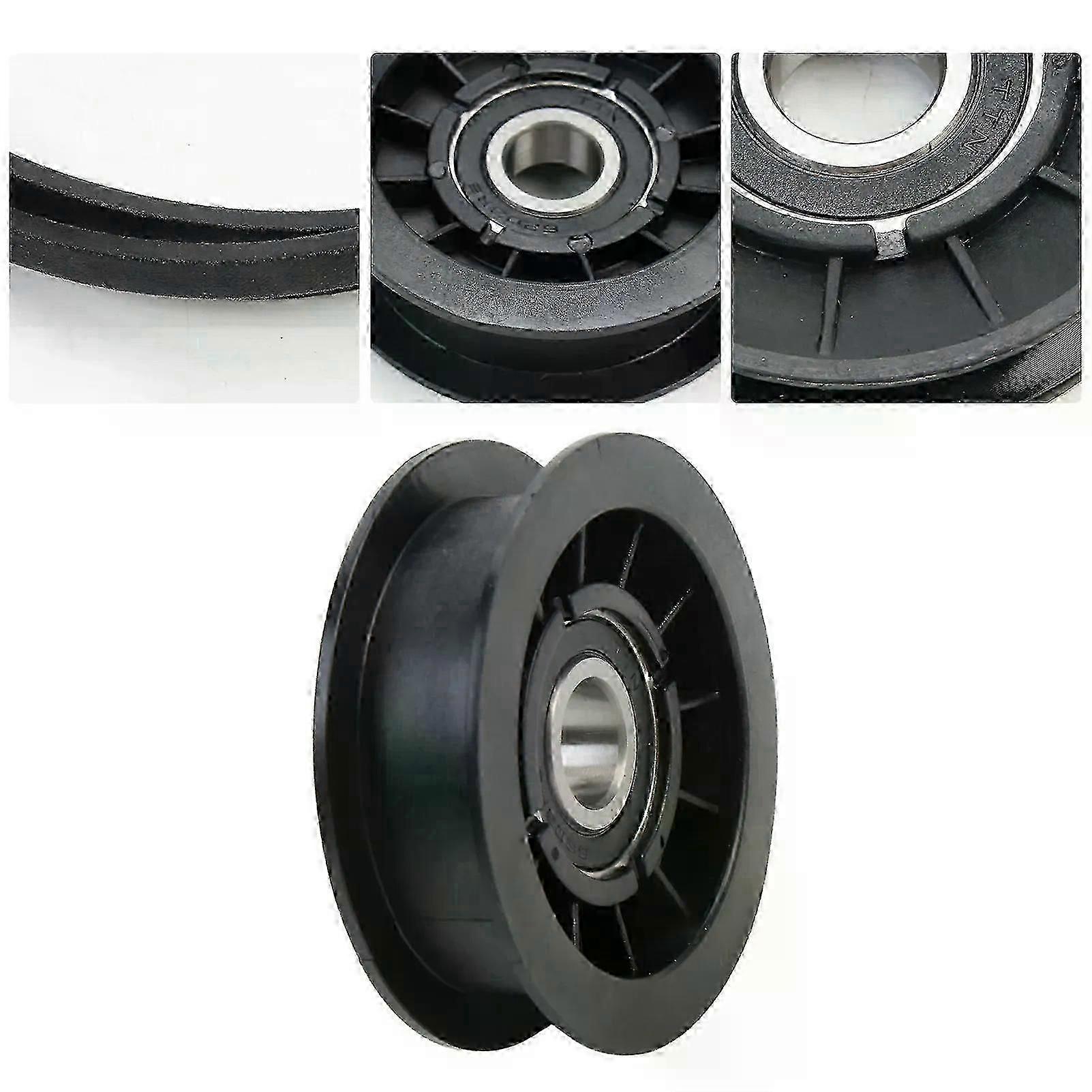 Drive Belt and V-Idler Flat Pulley Kit Compatible with John Deere 102 ...