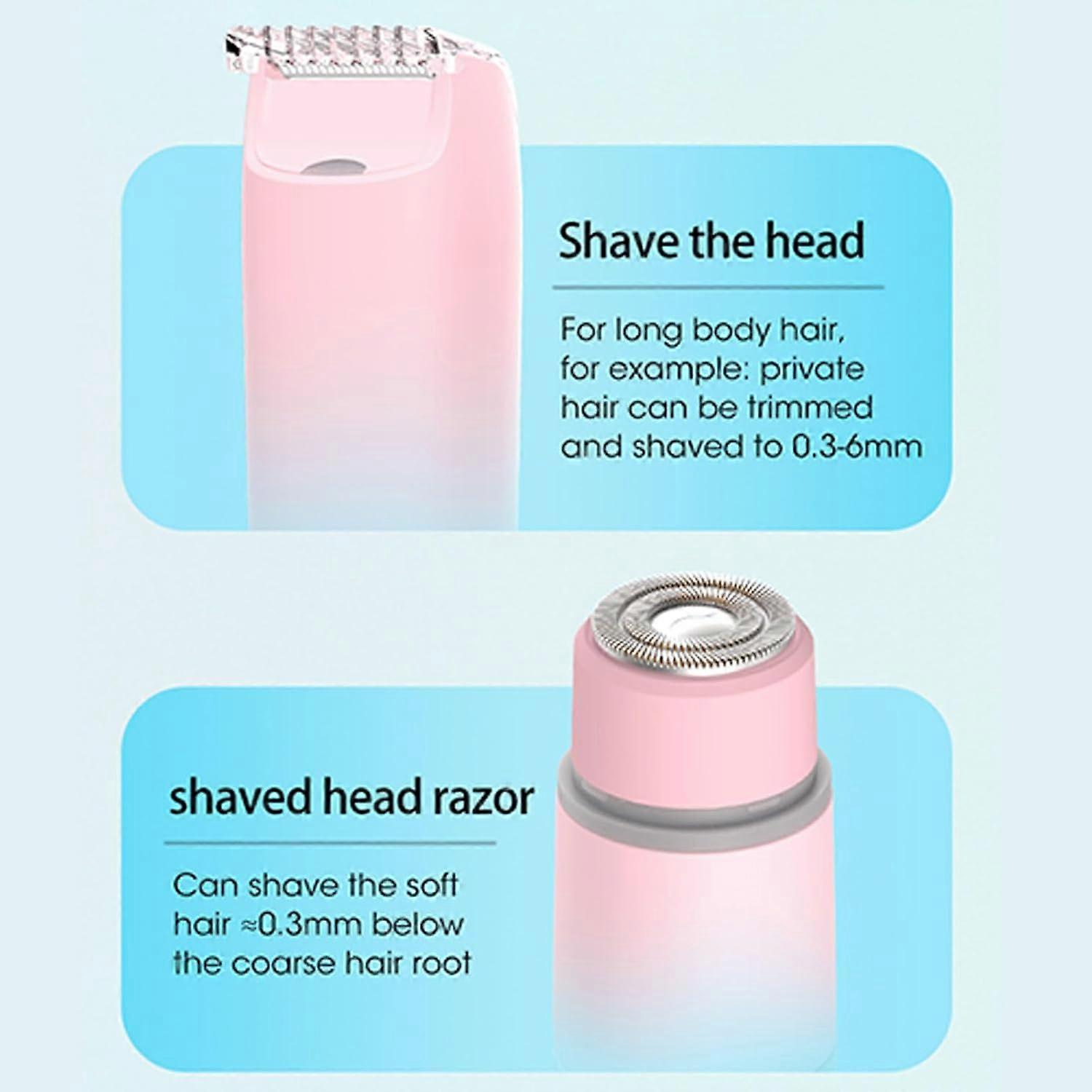 Washable Electric Hair Shavers for Women and Girls, Body Hair Removers ...