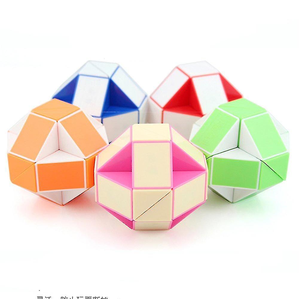 Magic Snake Twist Puzzle Twisty Toy Collection 24 Wedges Magic Ruler ...