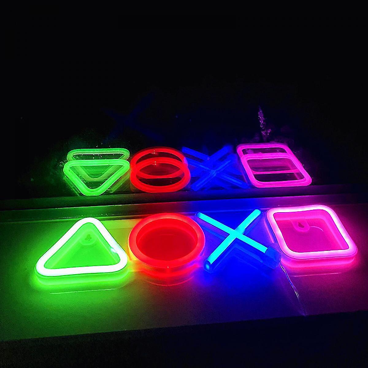Neon Sign Playstation Light For Bedroom Wall Decor Usb Powered ...