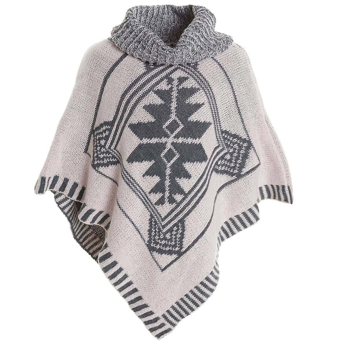 Girl's poncho with shawl collar | Fruugo UK
