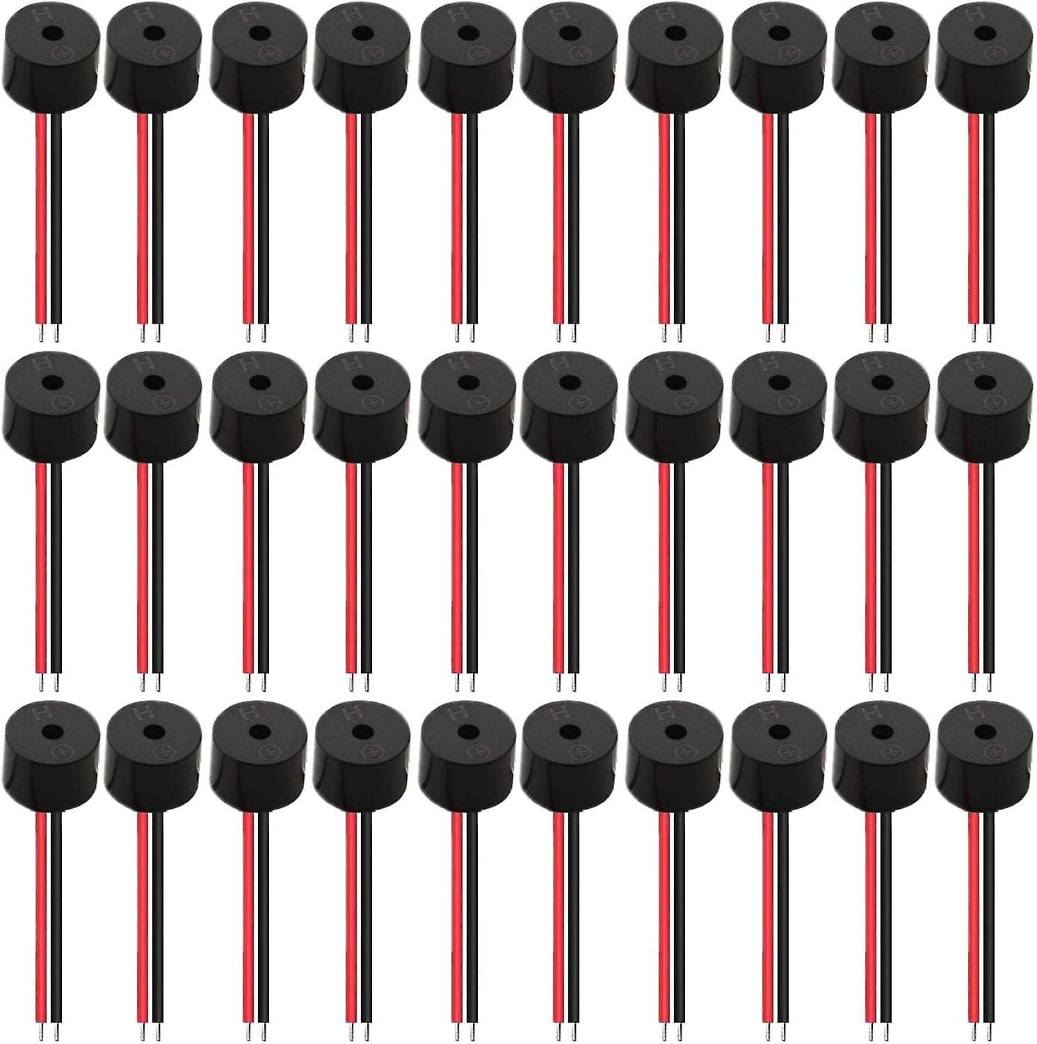 30 Pcs Electronic Buzzer Dc 3v 5v 6v 9v 12v 85db Electronic Sound Alarm ...