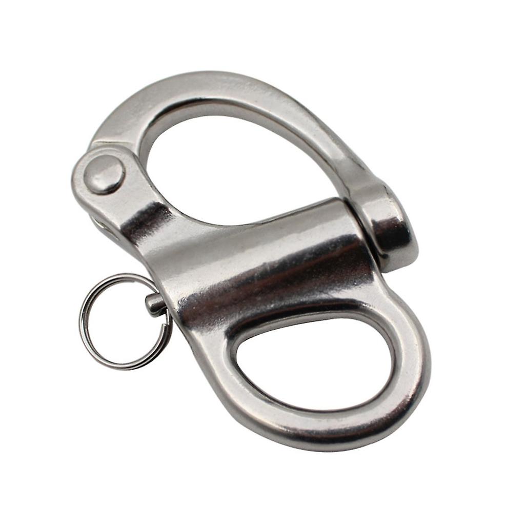 Marine Grade Stainless Steel Fixed Bail Snap Shackle 35/52/69/96mm Snap ...