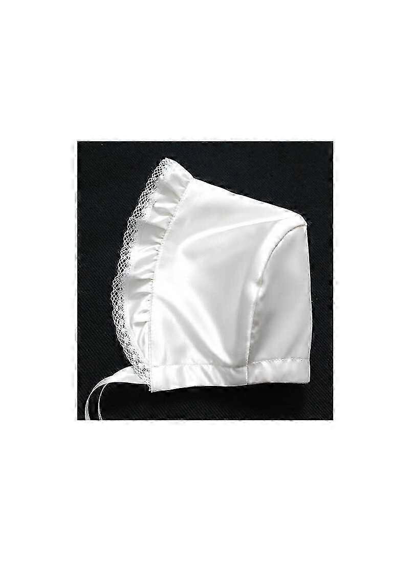 Grace Of Sweden - Christening Bonnet In Off White Satin | Fruugo US
