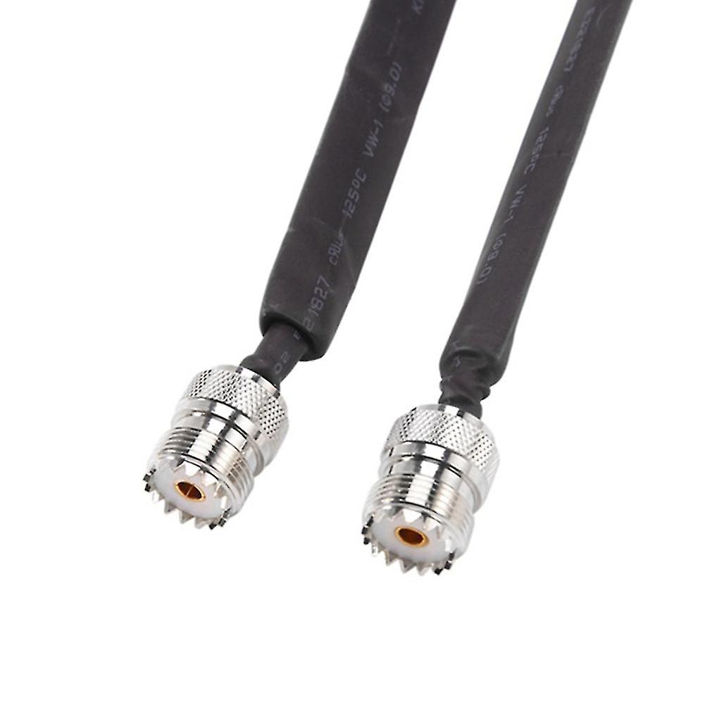 Door/window Pass Through Flat Rf Coaxial Cable So239 Uhf Female To Uhf ...