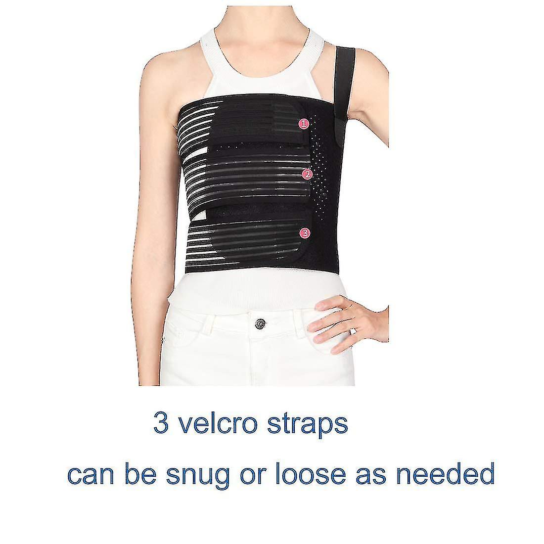 Rib Brace Broken Rib Belt, Chest Brace Elastic Rib Support Brace For ...