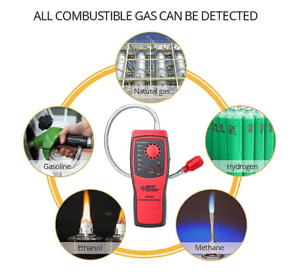Gas analyser gas detector Combustible flammable natural gas leak port ...