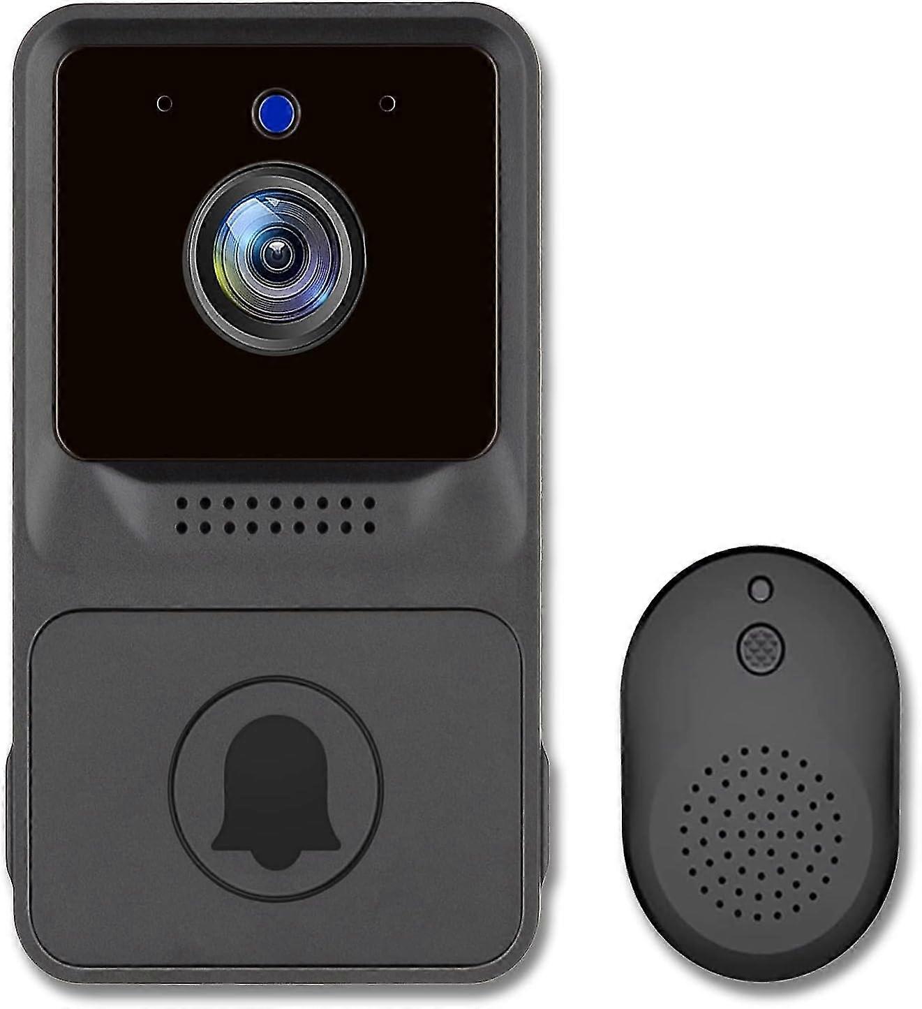 Wireless Doorbell Camera With Chime, Smart Video Door Bell Wifi ...