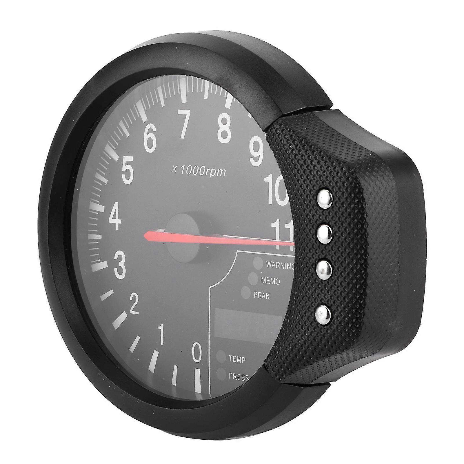 3 in 1 Car Digital Instrument Tachometer Pointer Oil Pressure Gauge ...