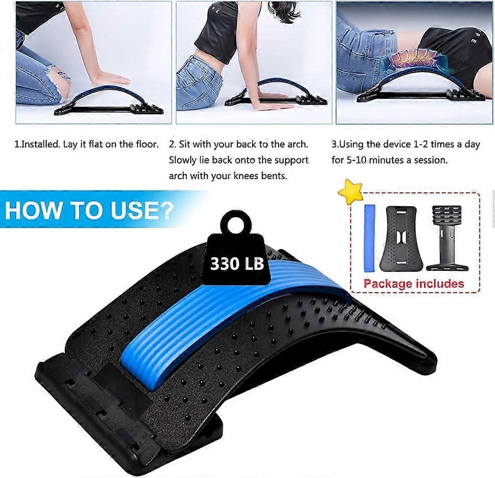 Back Stretcher, Multi-Level Back Stretching Device, Immediate Relief ...