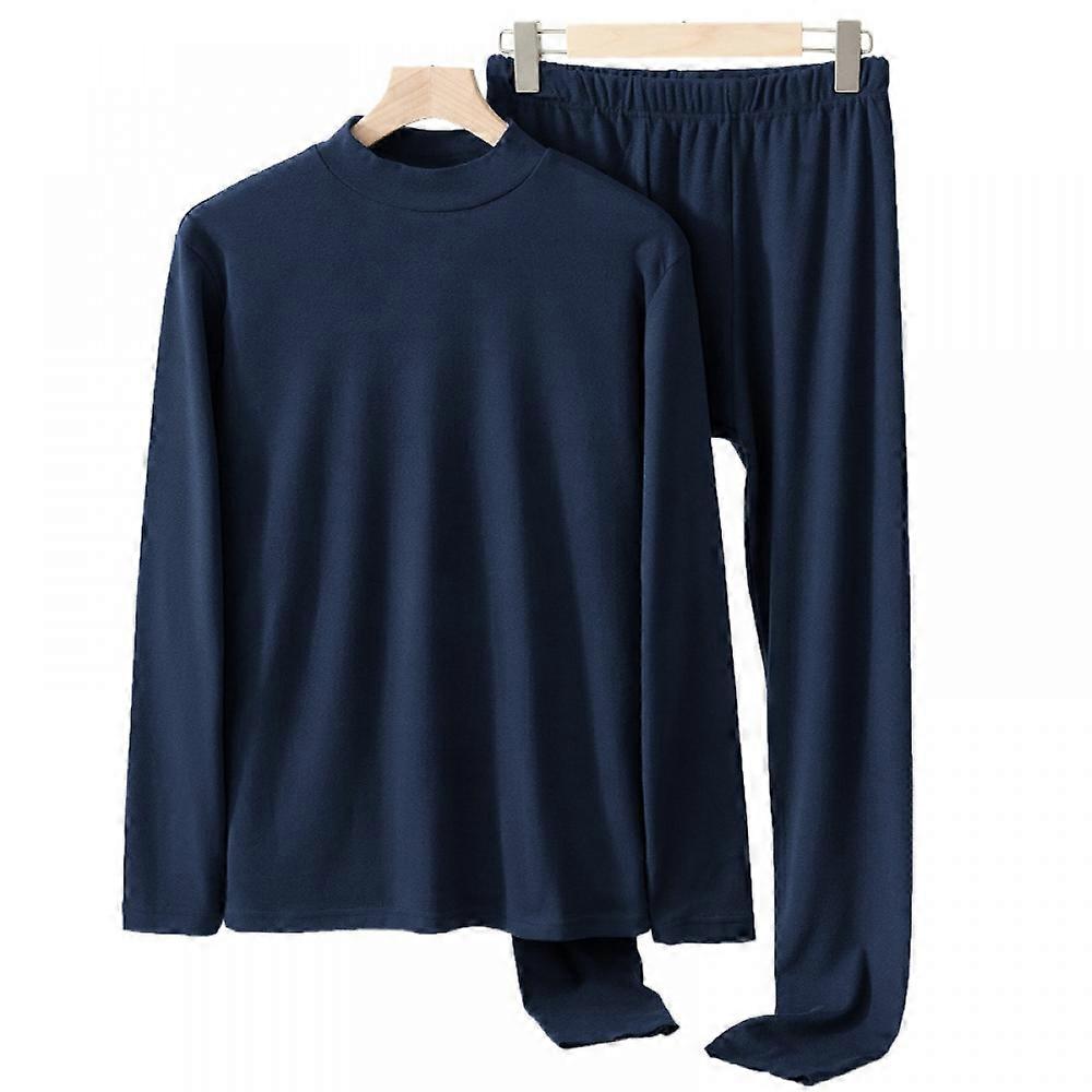 Men's thermal underwear set - Plush and brushed - Cationic double-faced ...