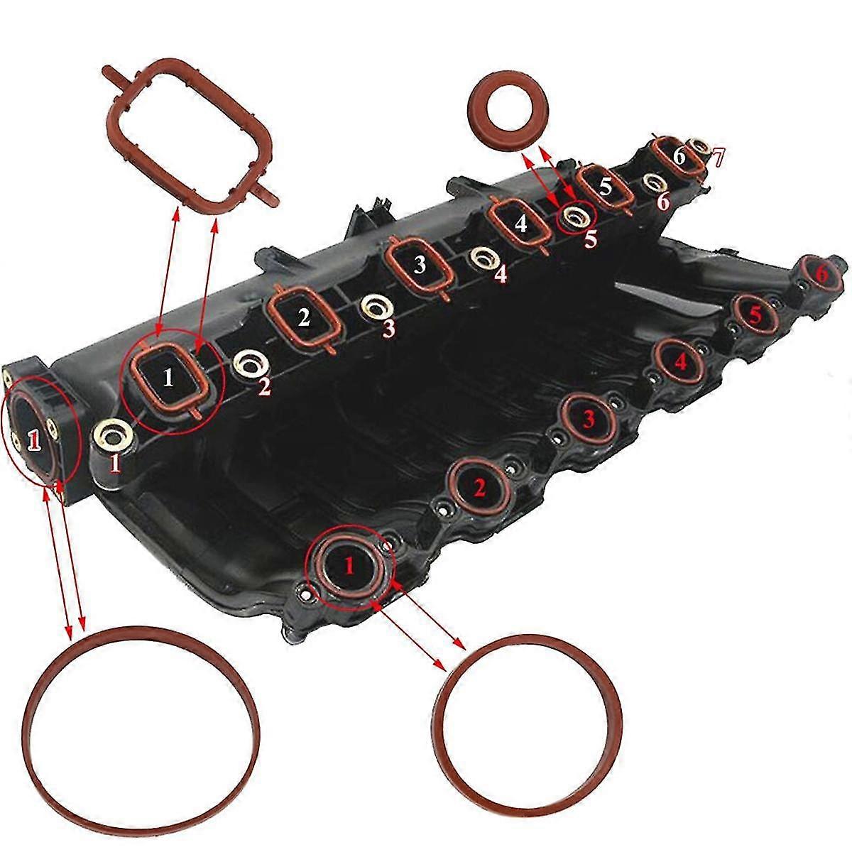 For 20Pcs Intake Manifold Seal Gasket Kit - 11612246945 for 3 5 6 7 ...