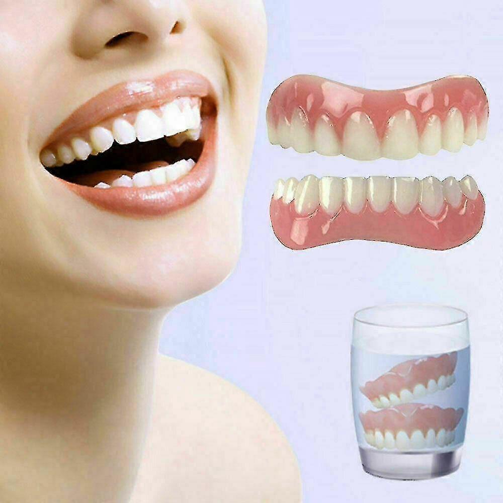 Veneers False Teeth Snap On Instant Smile Veneers Cosmetic Teeth ...