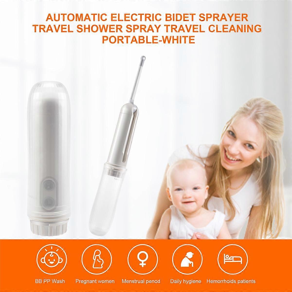 Automatic Electric Bidet Sprayer Travel Shower Spray Travel Cleaning ...