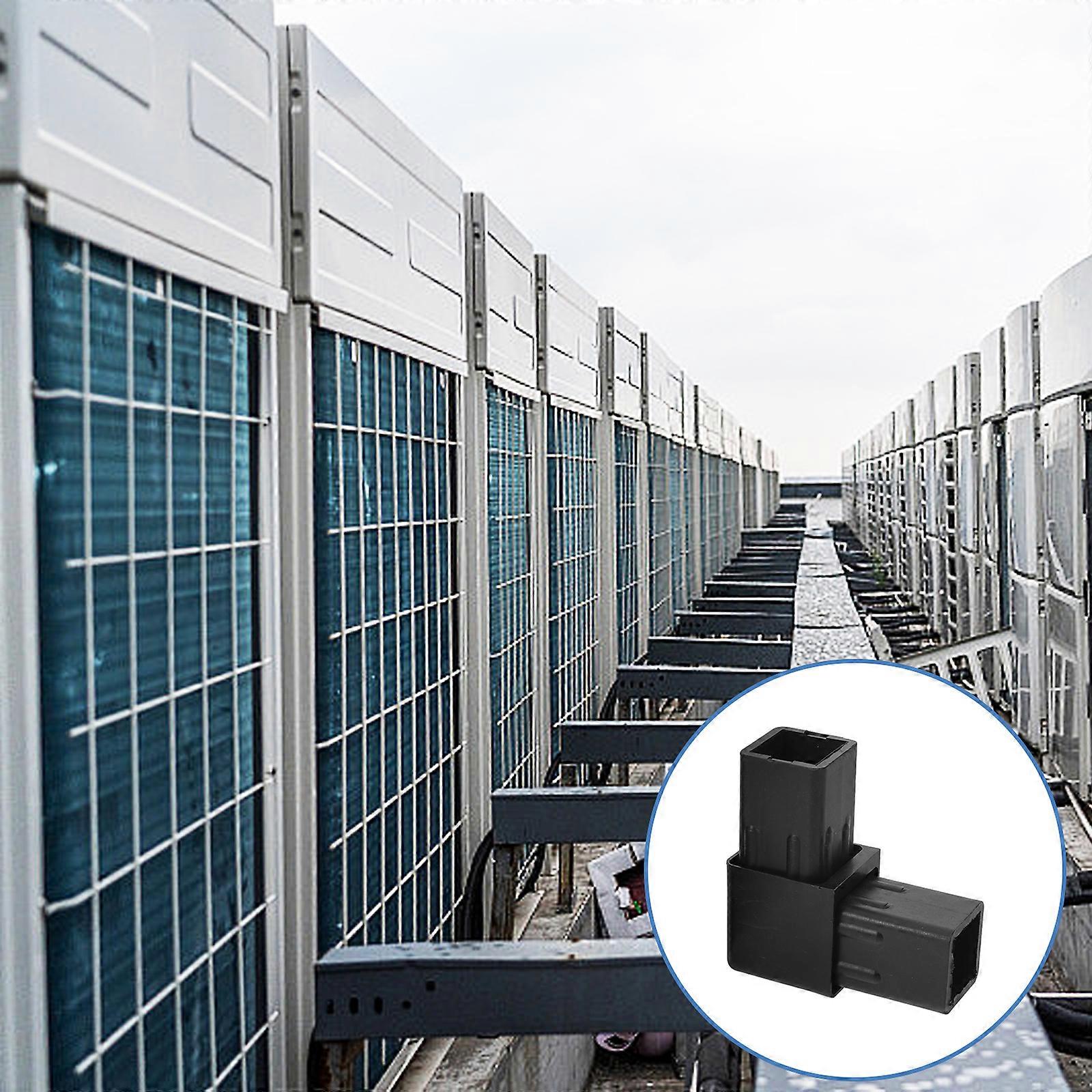 10pcs Square Tubing Connector Tube Fittings 2 Way Connector L Shape ...