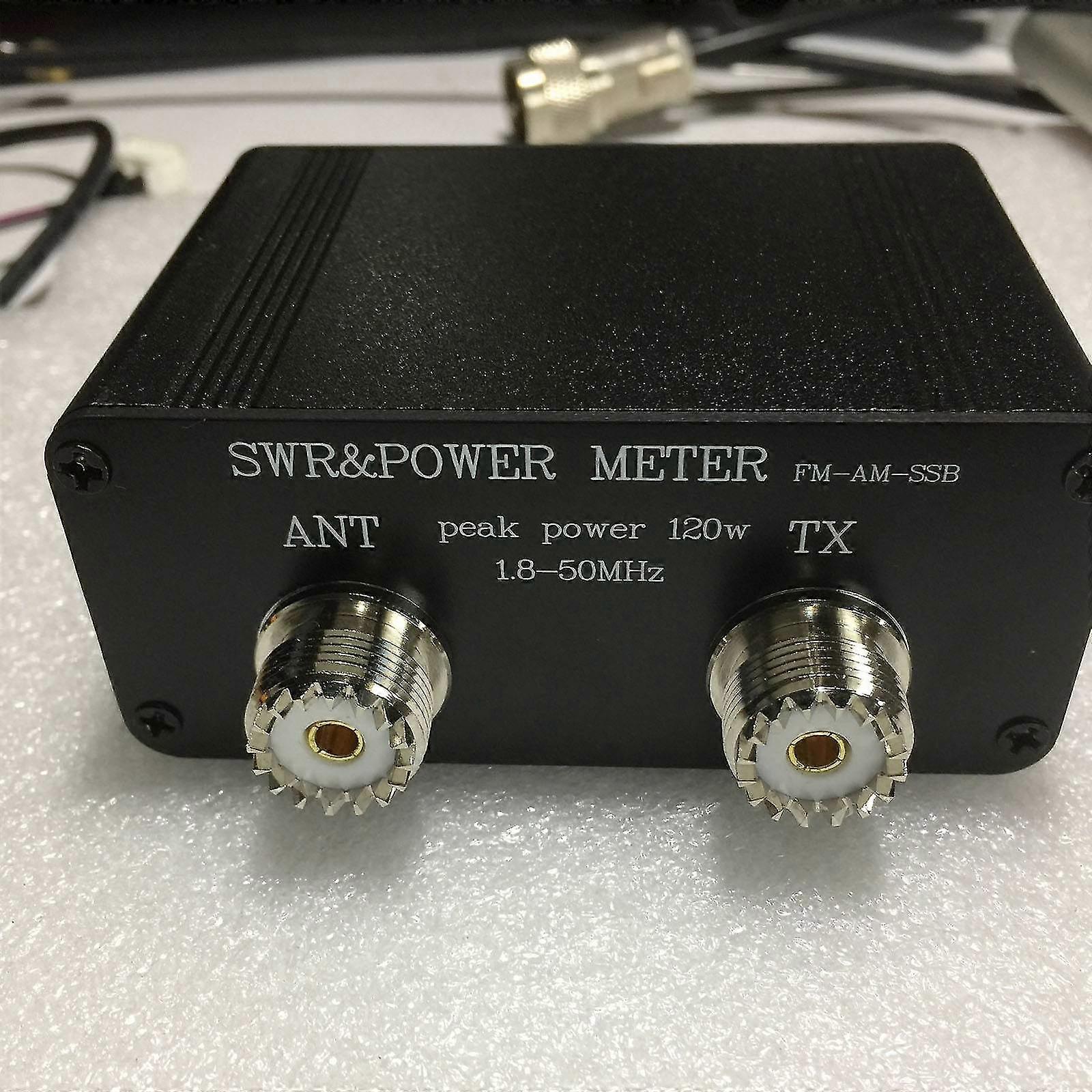 Universal fm-am-ssb 1.8mhz-50mhz swr power watt meter swr meter peak ...