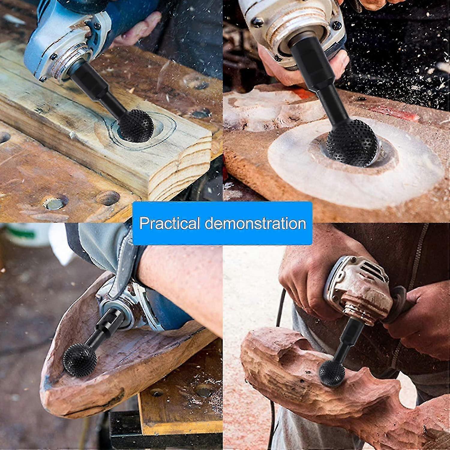 Carve The Spherical Milling Cutter, 25mm Wood Shaper Ball For 115/125 ...