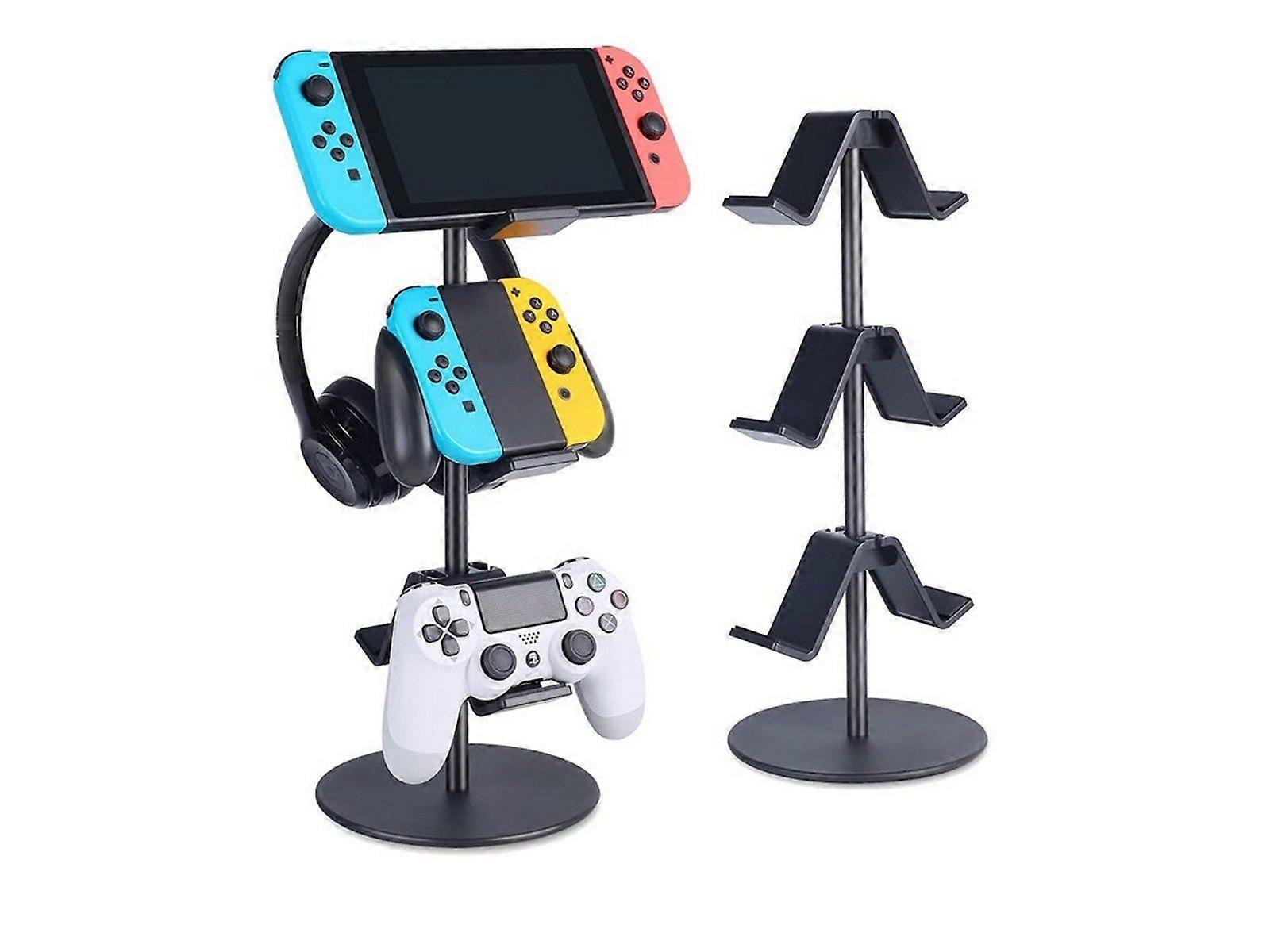 3-Tier Game Controller Stand Desktop Headphone Holder Headset Hanger ...