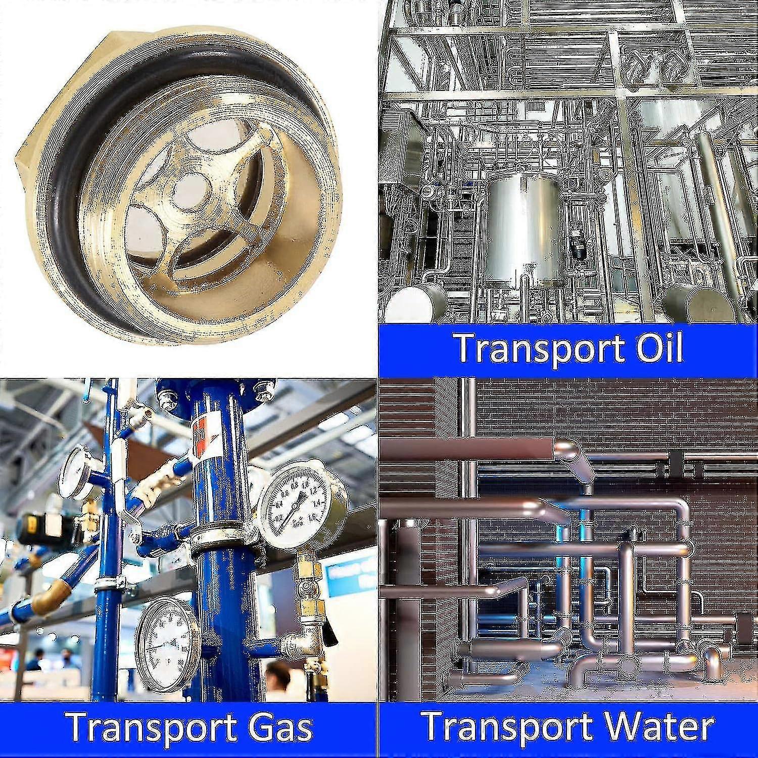 Oil Level Sight Glass With O-ring - Air Compressor Fittings Check The ...