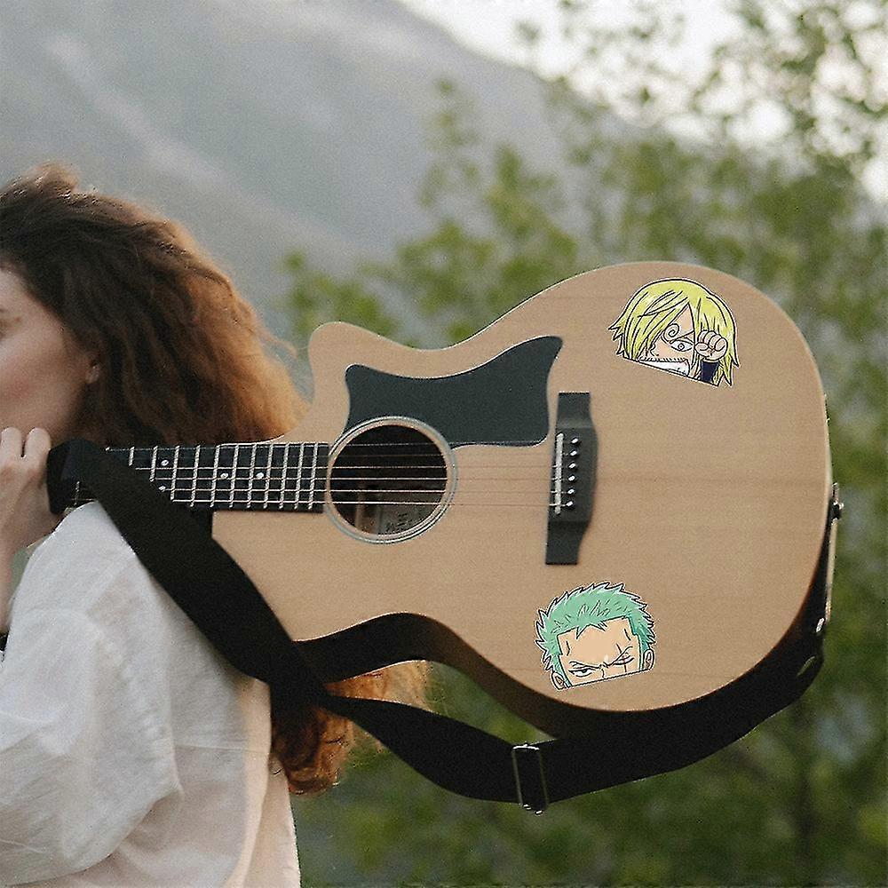 One Piece Luffy Zoro Nami Sanji Peeker Car Sticker Bumper Window Guitar ...