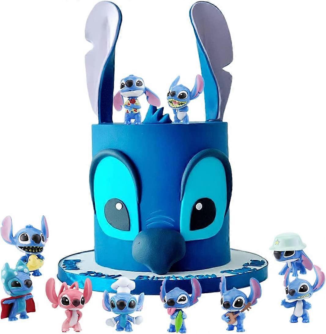 10 ks Lilo a Stitch dort topper dětské narozeniny party dort dekorace ...