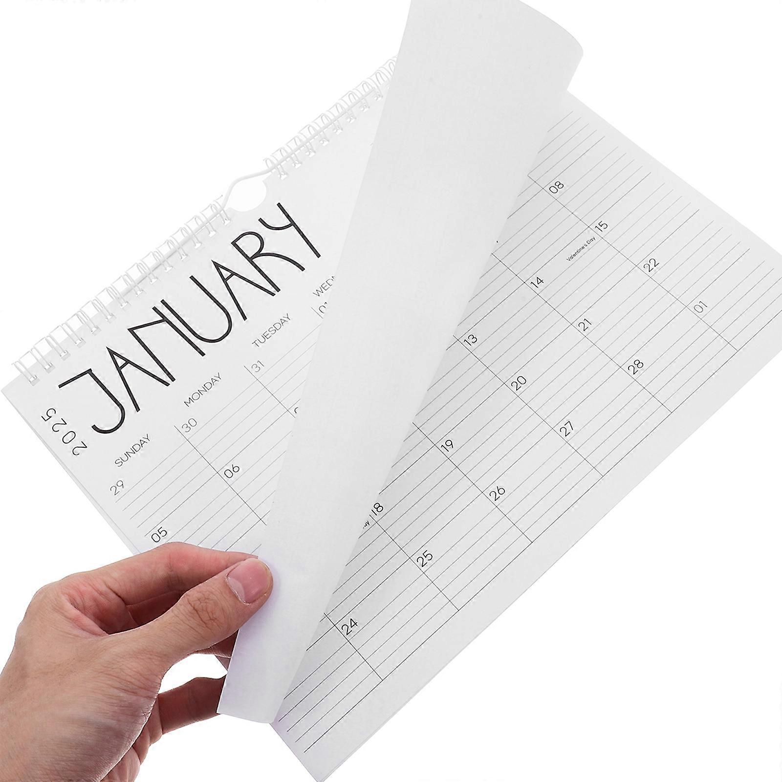 Wall Calendar 2025 12 Month Planner Wall Calendar 2025 From Jan 2025 To ...
