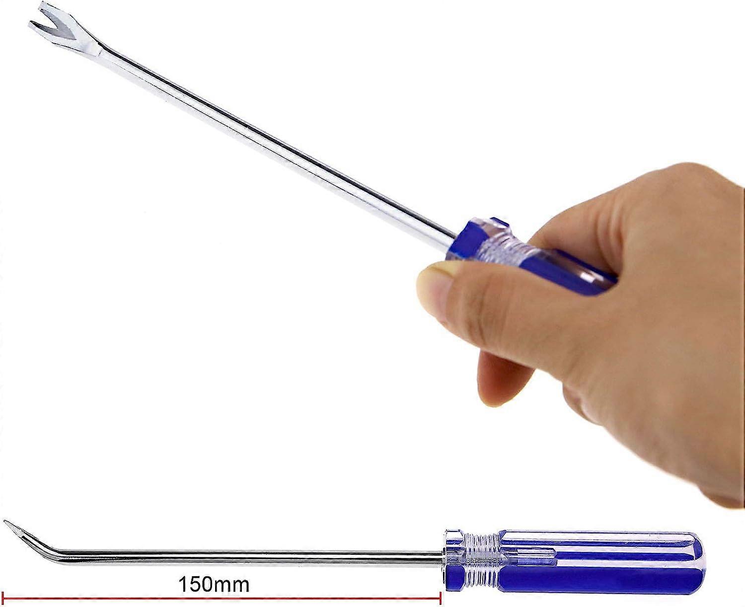 2X Blue Plastic Handle Nail Staple Rivet Stud Lifter Puller Claw ...