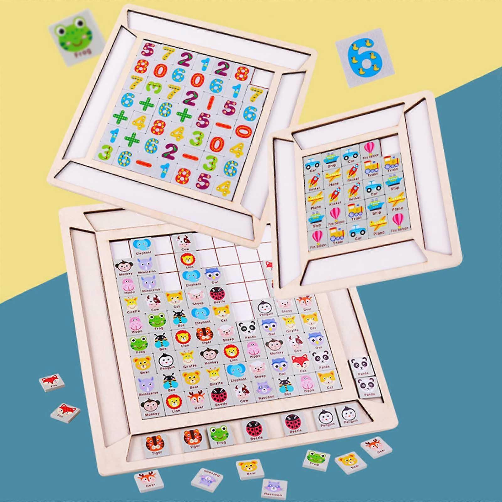 Alphabet Learning Toy Color Sorting Shape Matching Kindergarten ...