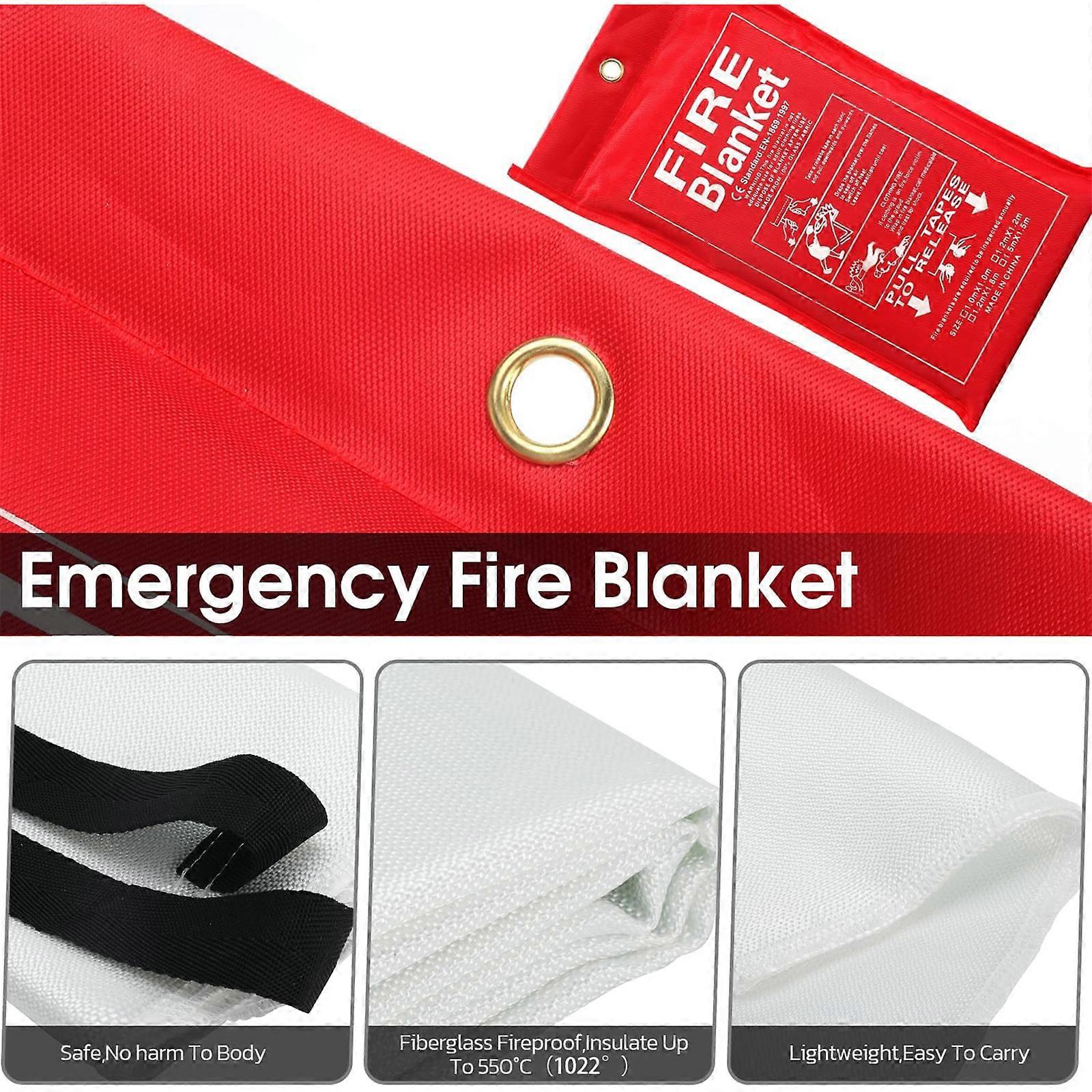 Fire Blankets Emergency for Kitchen Home, Fire Suppression Blanket ...