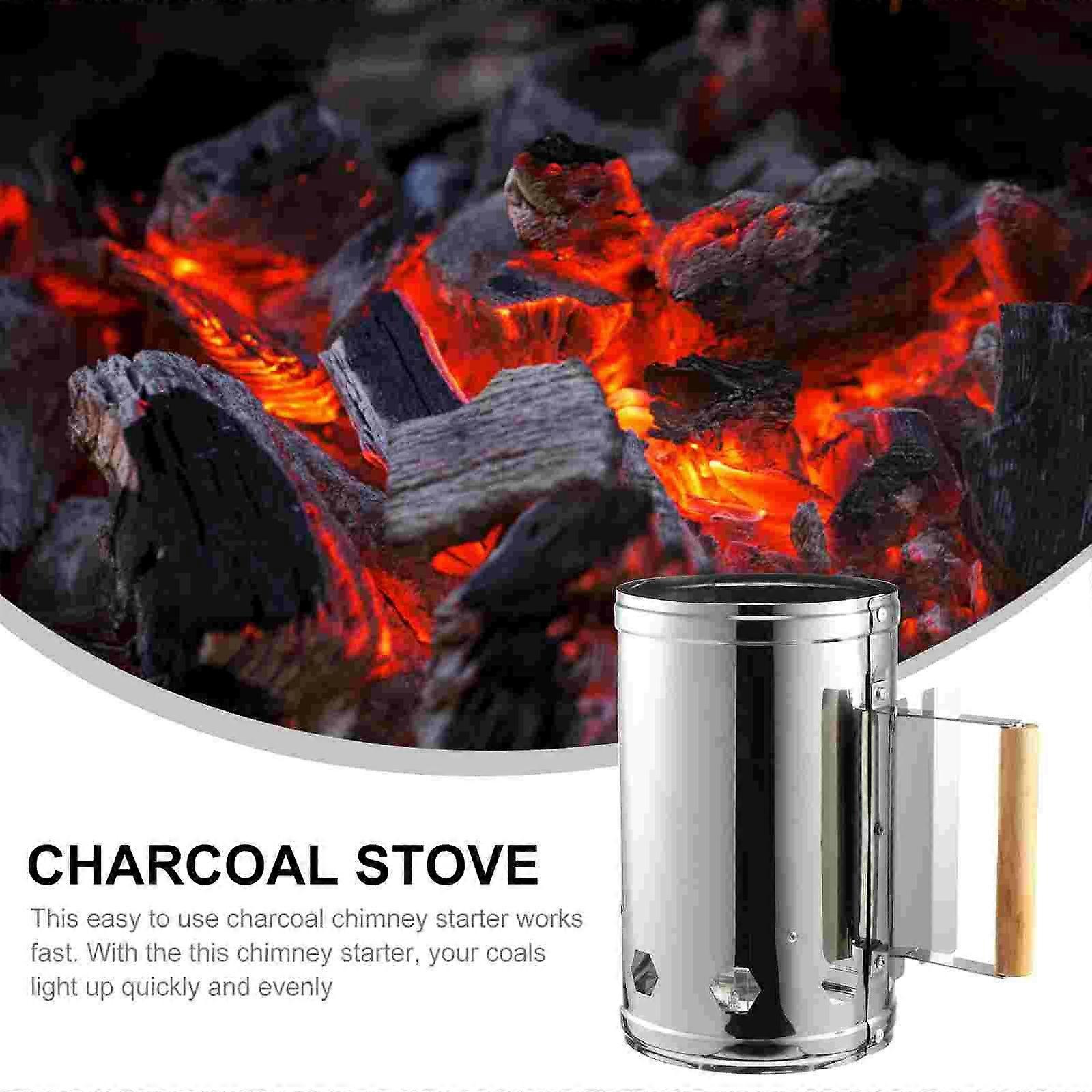 Starter Charcoal Chimney Fire Bbq Outdoor Grills Barbecue Tool Outdoor ...
