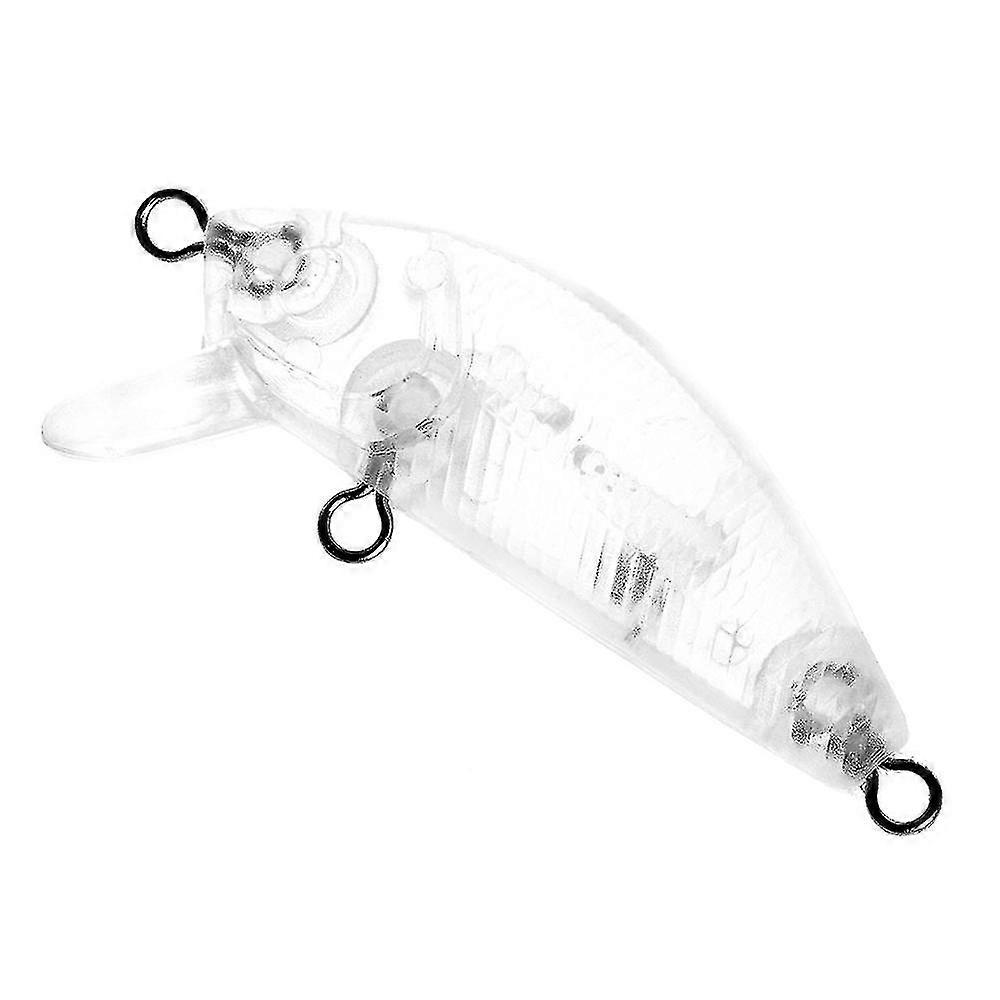 10pcs Fishing Lure Body 5cm 2.7g Unpainted Crankbait Vib Minnow ...
