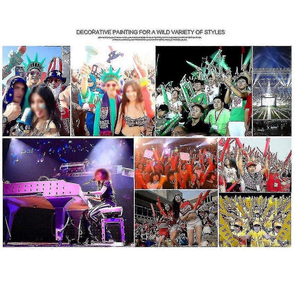 40 Pcs Bam Bam Thunder Sticks, Long Balloon Inflatable Cheer Sticks ...