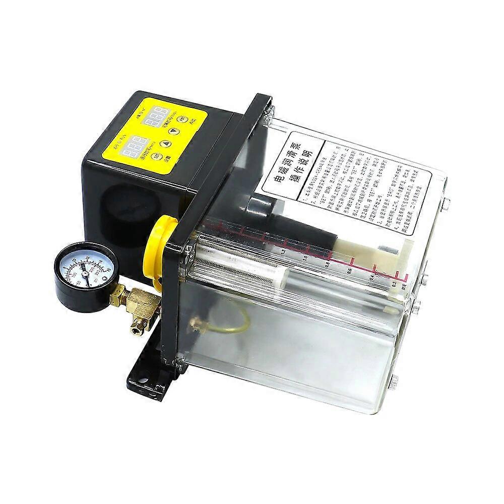 1L 2L Lubricant Pump Automatic Lubricating Oil Pump with Pressure Gauge ...