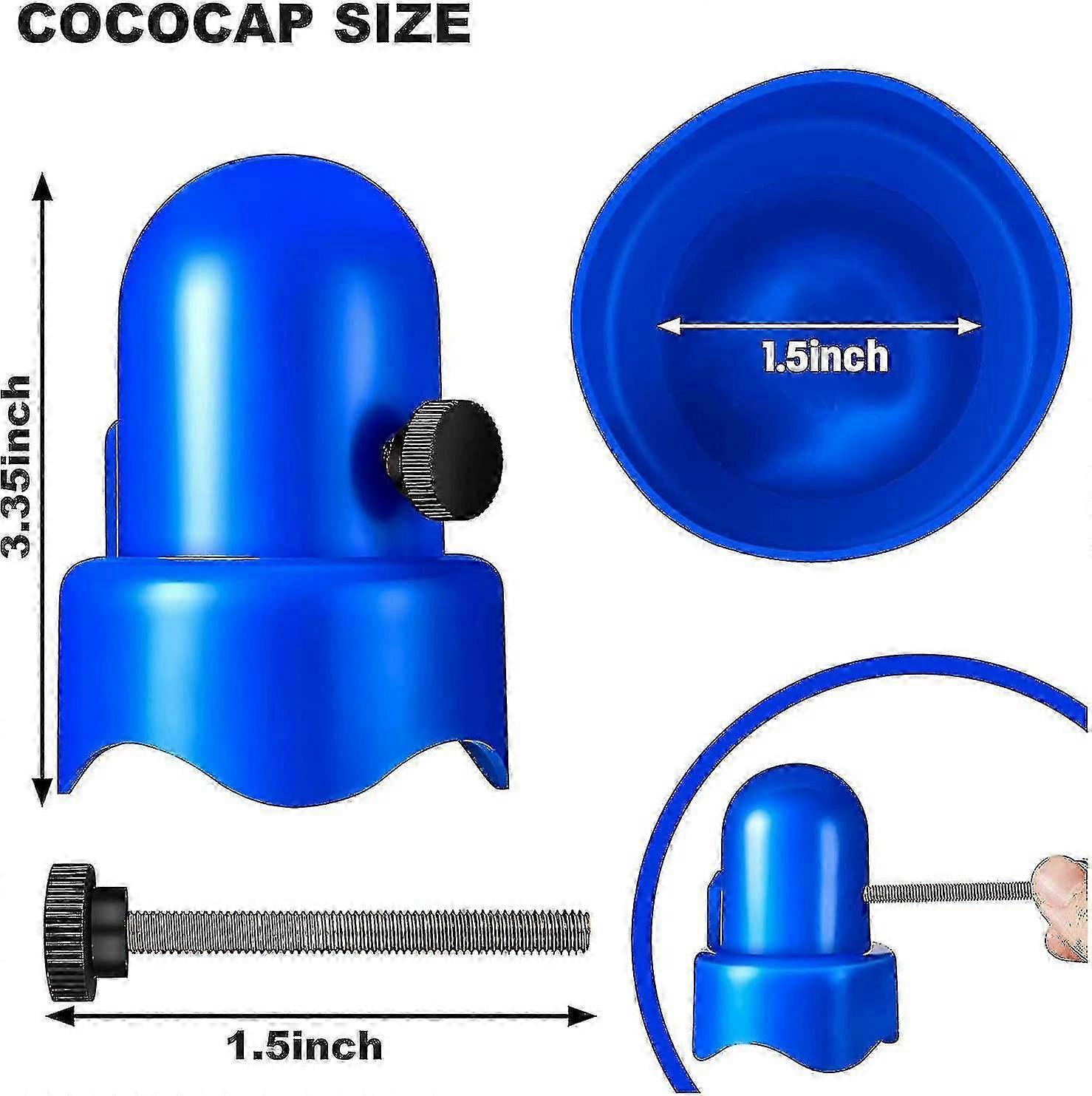 1.5 Inch Diameter Trampoline Pole Caps, 10pcs Trampoline Enclosure Pole ...