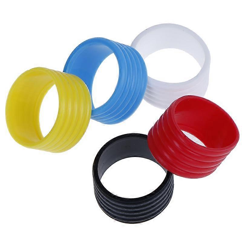 4Pcs Tennis Racket Rubber Ring Grip Stretchable Stretchy Handle Rubber ...