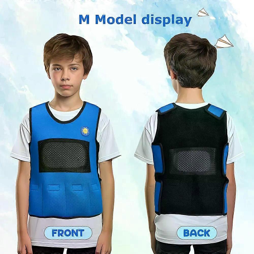 Weighted Vest for Kids Adjustable Weights for Kids Provide Deep ...