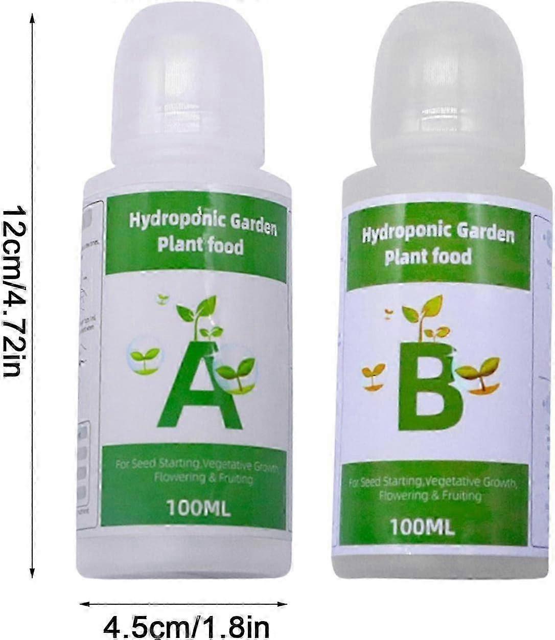 General Hydroponics Nutrients A and B for Plant Flower Vegetable Fruit Hydroponic Plant Grass ...