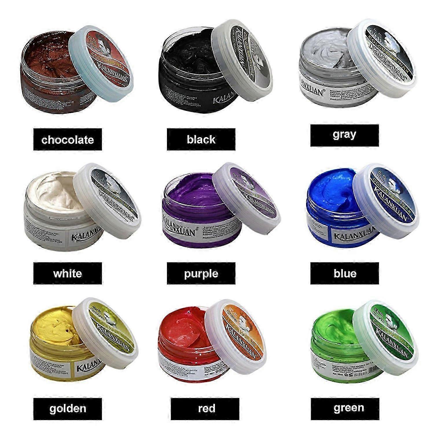 Hair Wax Long Lasting No Discoloration Fashionable Temporary Hair Color ...
