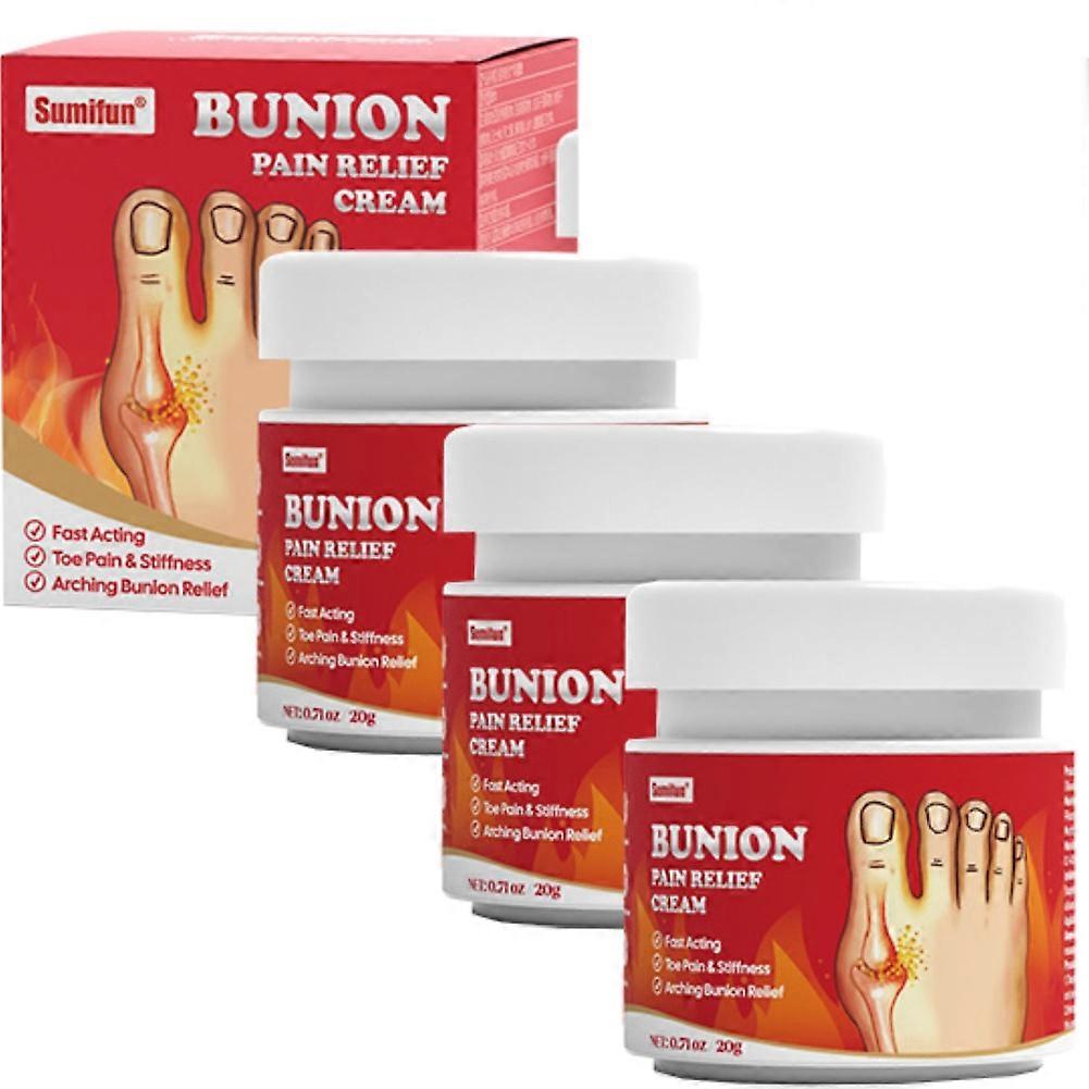 Bunion Pain Relief Ointment Cream Joint Toe Stiffness Treatment Hallux ...