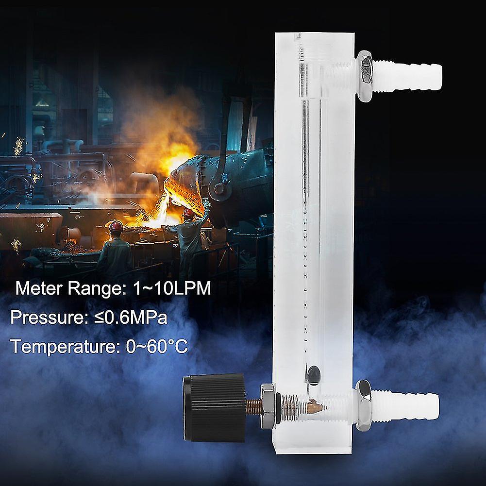 Gas Flow Meter, 1-10 Lpm Flow Meter With Regulating Valve | Fruugo UK
