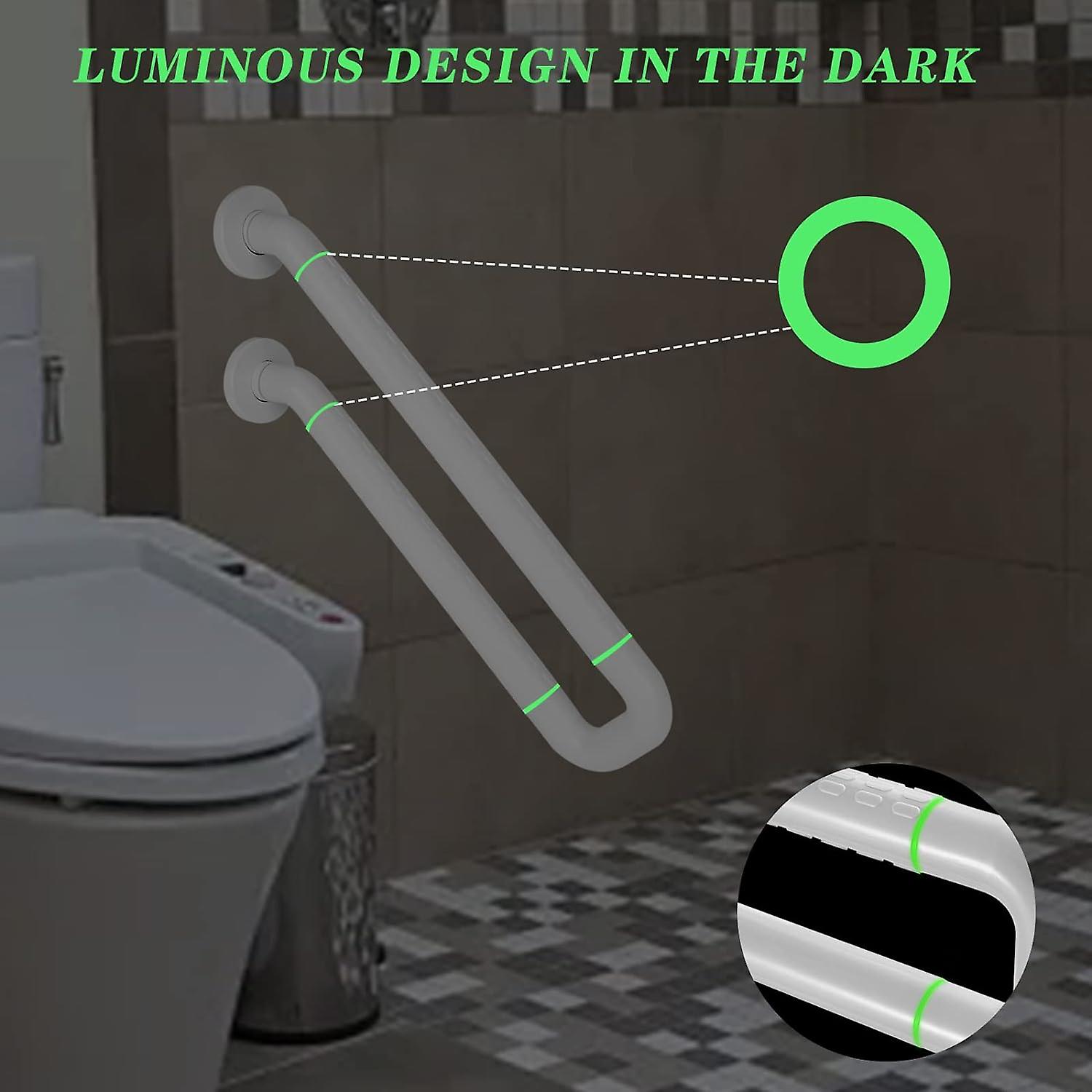 Wall Mounted Handrail with Non-Slip Surface, U Shaped Handrail with ...