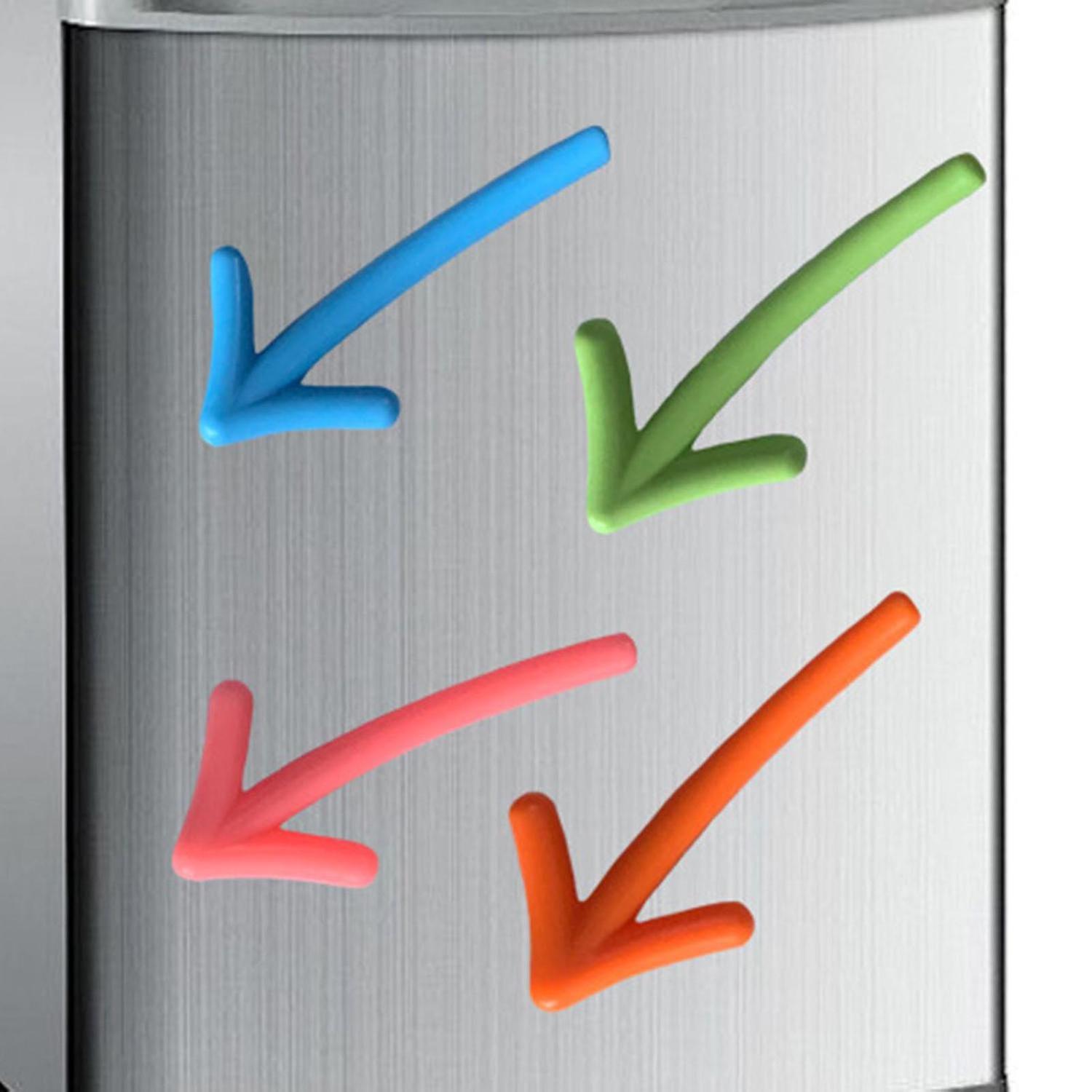 6 Pcs Fridge Arrow Magnets Reusable Decorative Note-pasting Anti-slip ...